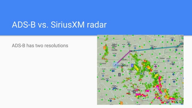 Datalink weather - flying with ADS-B and SiriusXM | PPT