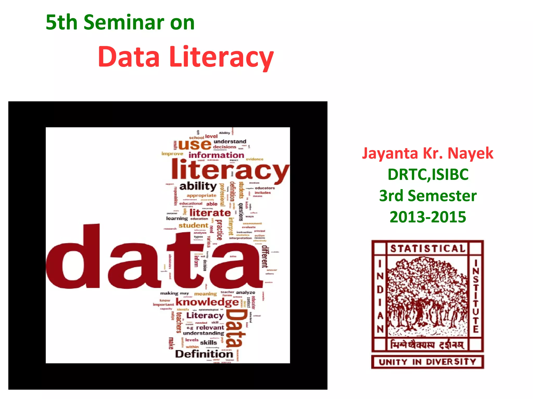 Data literacy | PPT