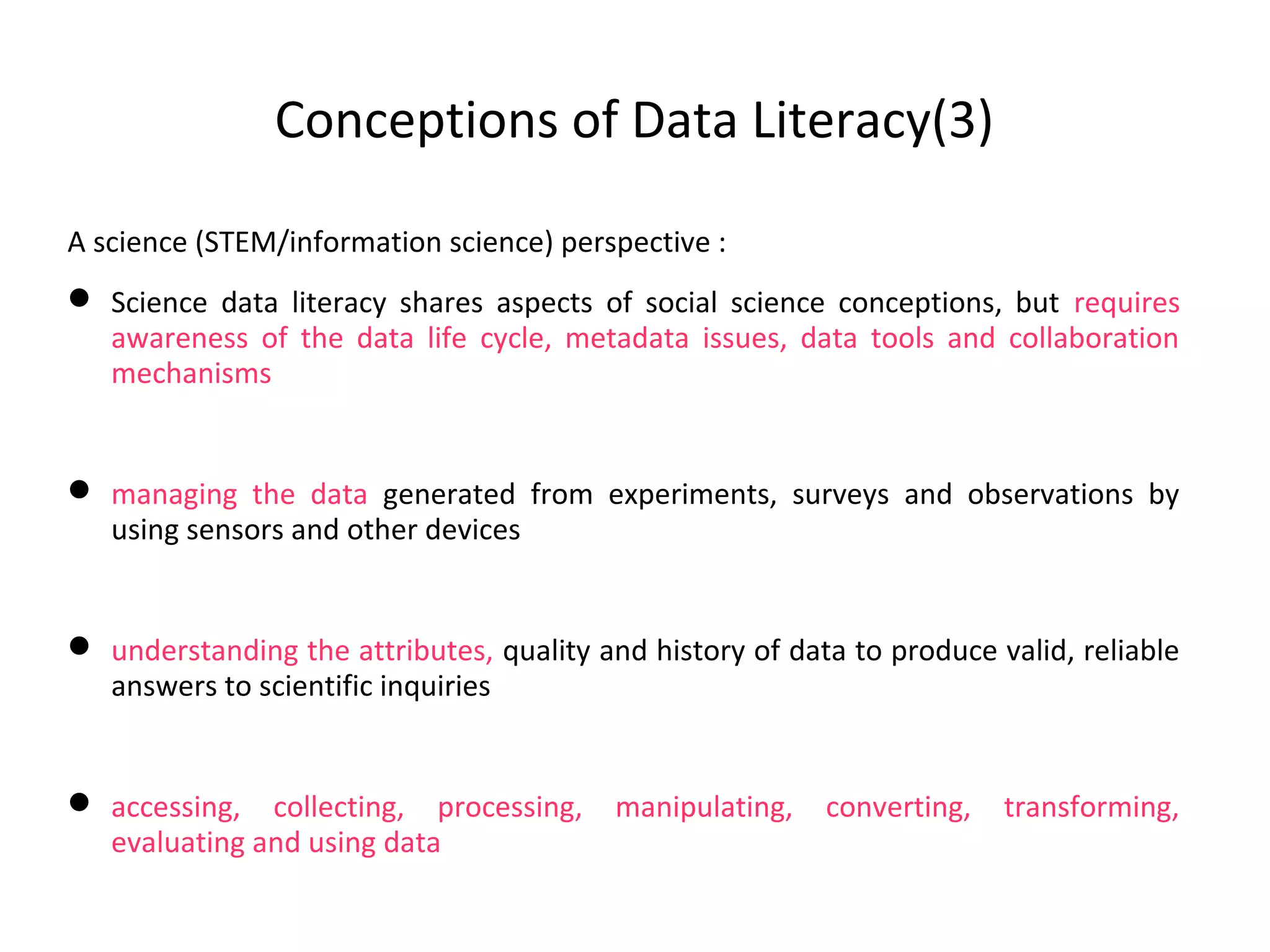 Data literacy | PPT