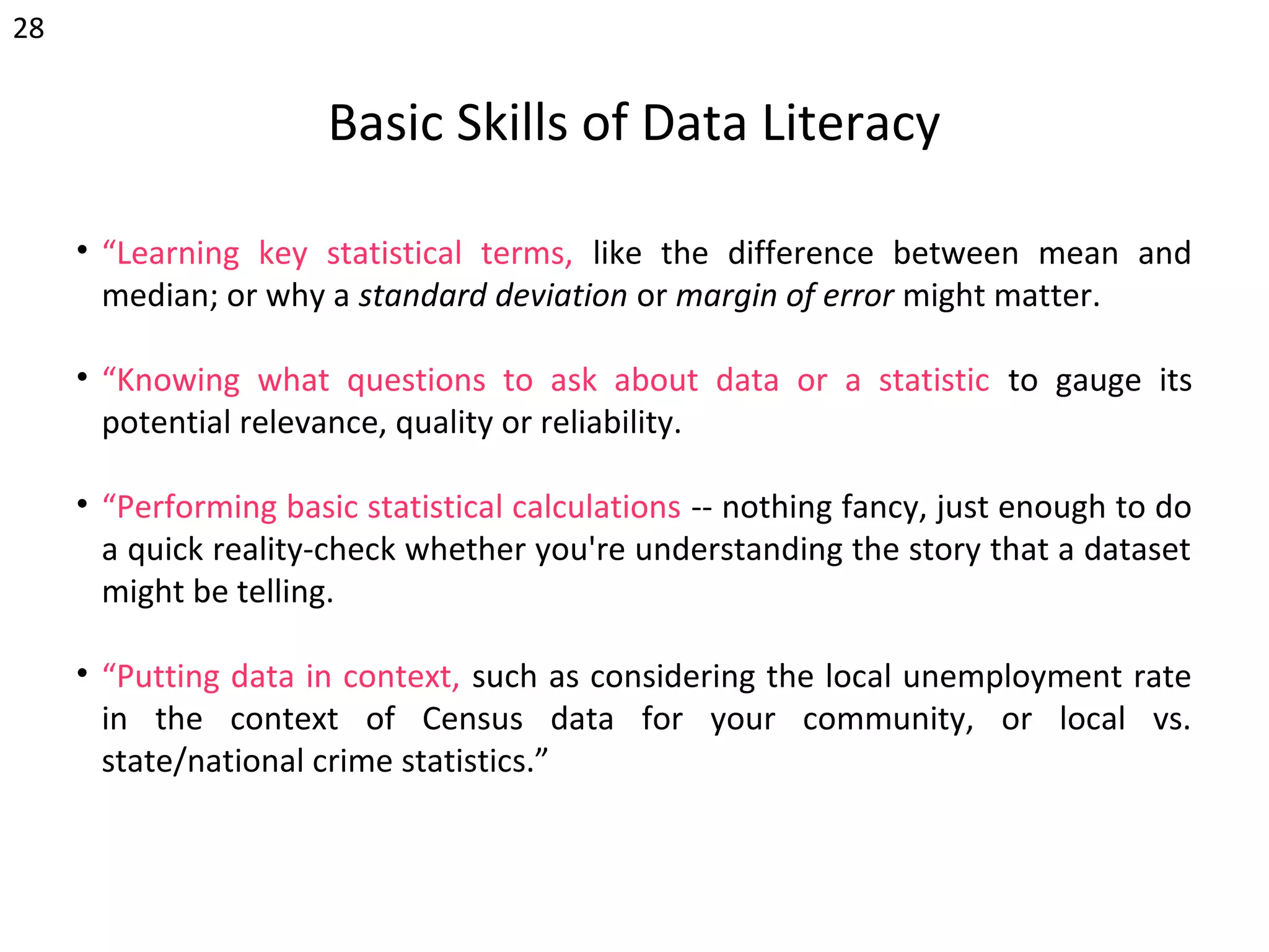 Data literacy | PPT