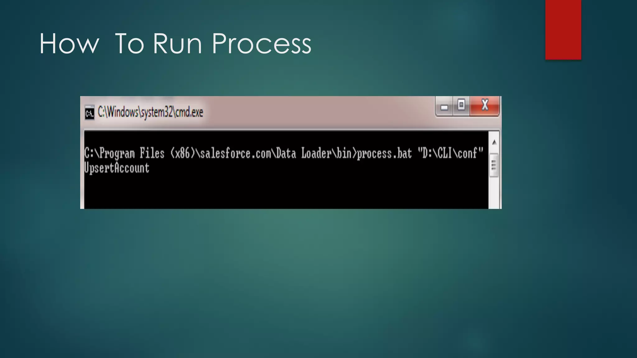 Data Loader Command Line Interface Ppt