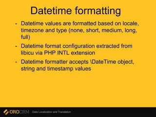 Data localization and translation | PDF
