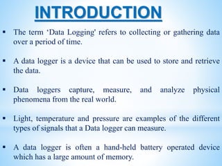 Data logger | PPTX
