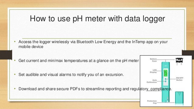 Data logger ph meter