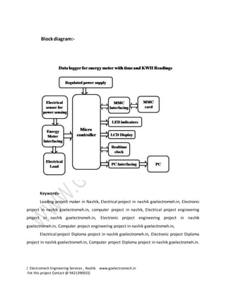Data logger for energy meter with time and kwh readings | DOCX ...