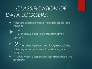 Data loggers | PPT