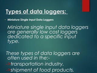 Data loggers | PPT