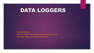 Data loggers | PPTX