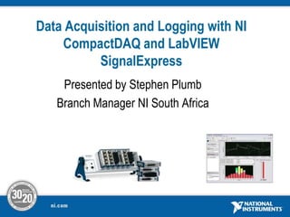 Introduction to National Instrument Data Logging Machine Monitoring and ...