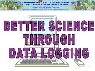 Data logging 3 e model | PPT | Chemistry | Science