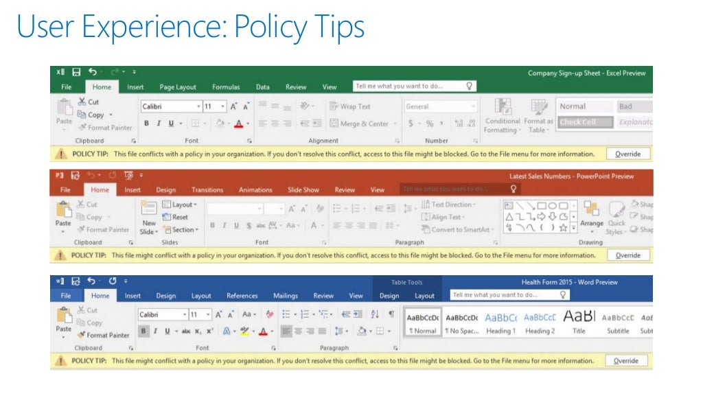 Overview of Data Loss Prevention Policies in Office 365 Overview of Data Loss Prevention Policies in Office 365