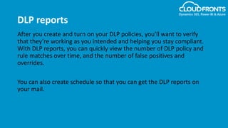 Data Loss Prevention in Office 365 | PPTX