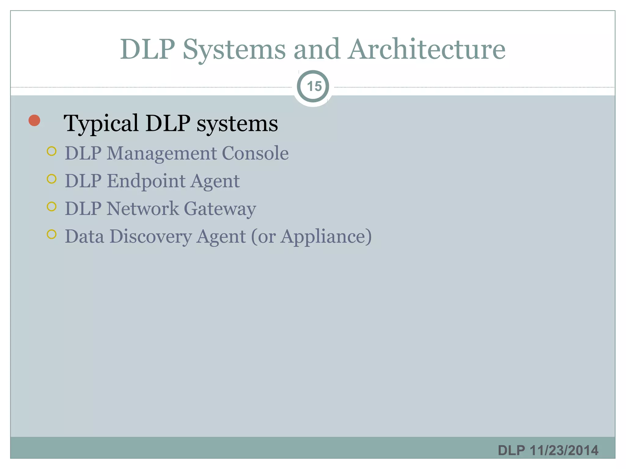 Data loss prevention (dlp) | PPT