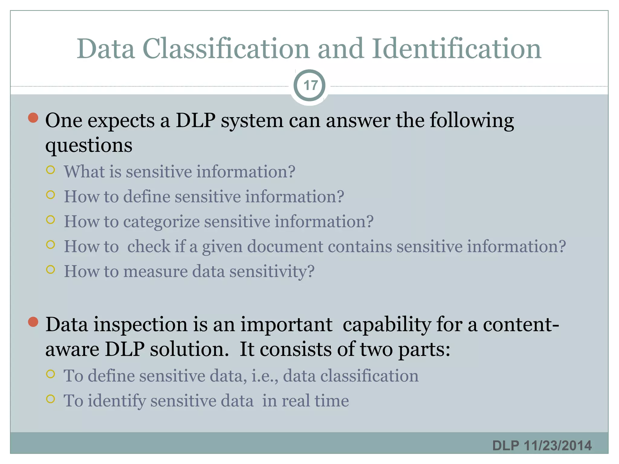 Data loss prevention (dlp) | PPT