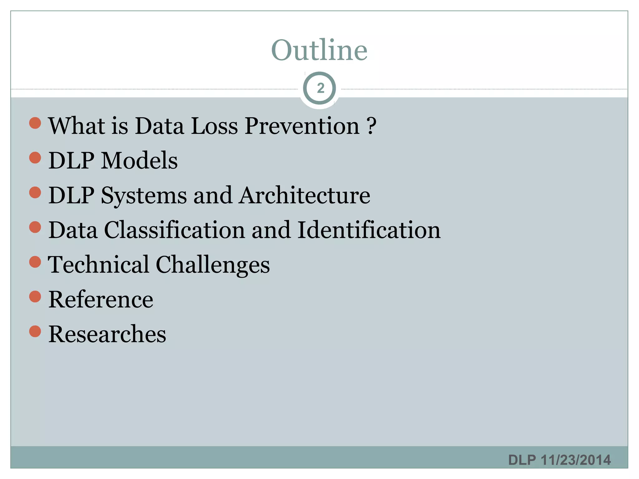 Data loss prevention (dlp) | PPT