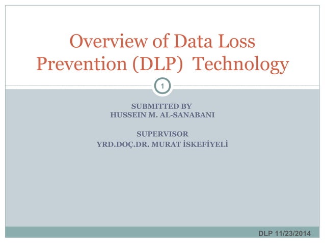 Data loss prevention (dlp) | PPT