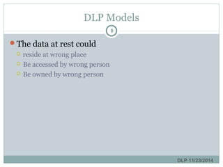 Data loss prevention (dlp) | PPT