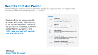 Milliman Datalytics-Defense® – Insurtech Innovation Award 2023 | PPTX