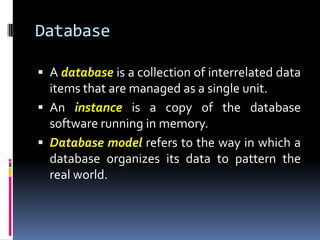 Data Management | PPTX | Databases | Computer Software and Applications