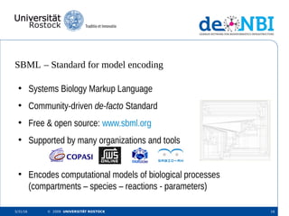 Data and model management in Systems Biology | PDF