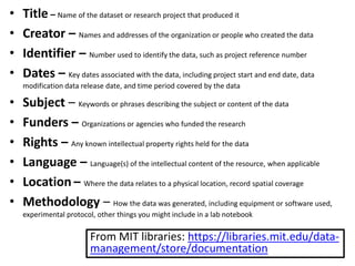 Data management basics, for UC Davis EDU 292 | PPTX