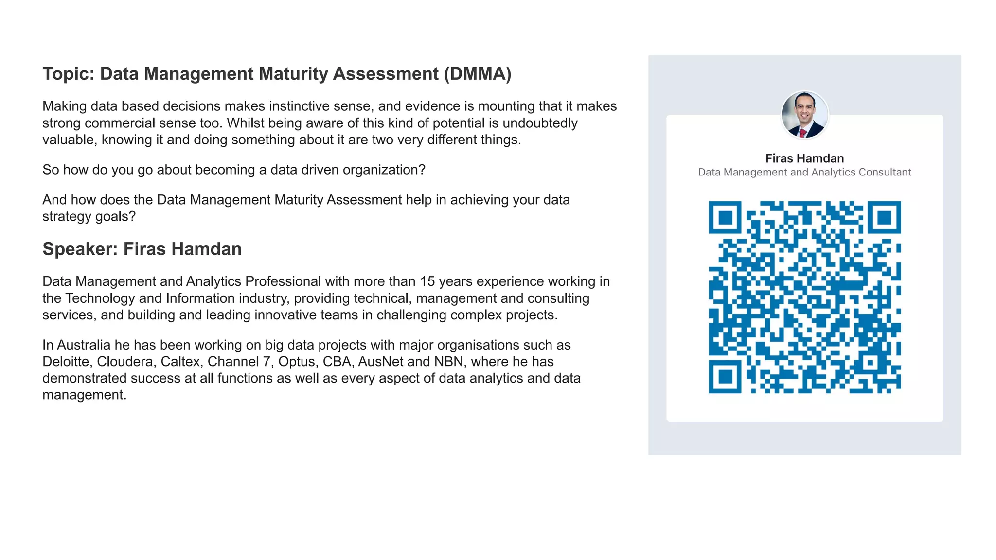 Data Management Maturity Assessment | PDF