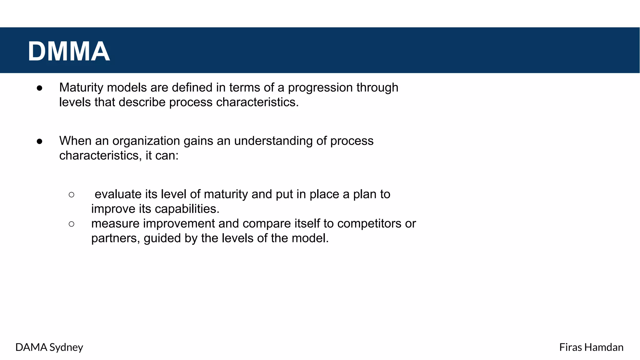 Data Management Maturity Assessment | PDF
