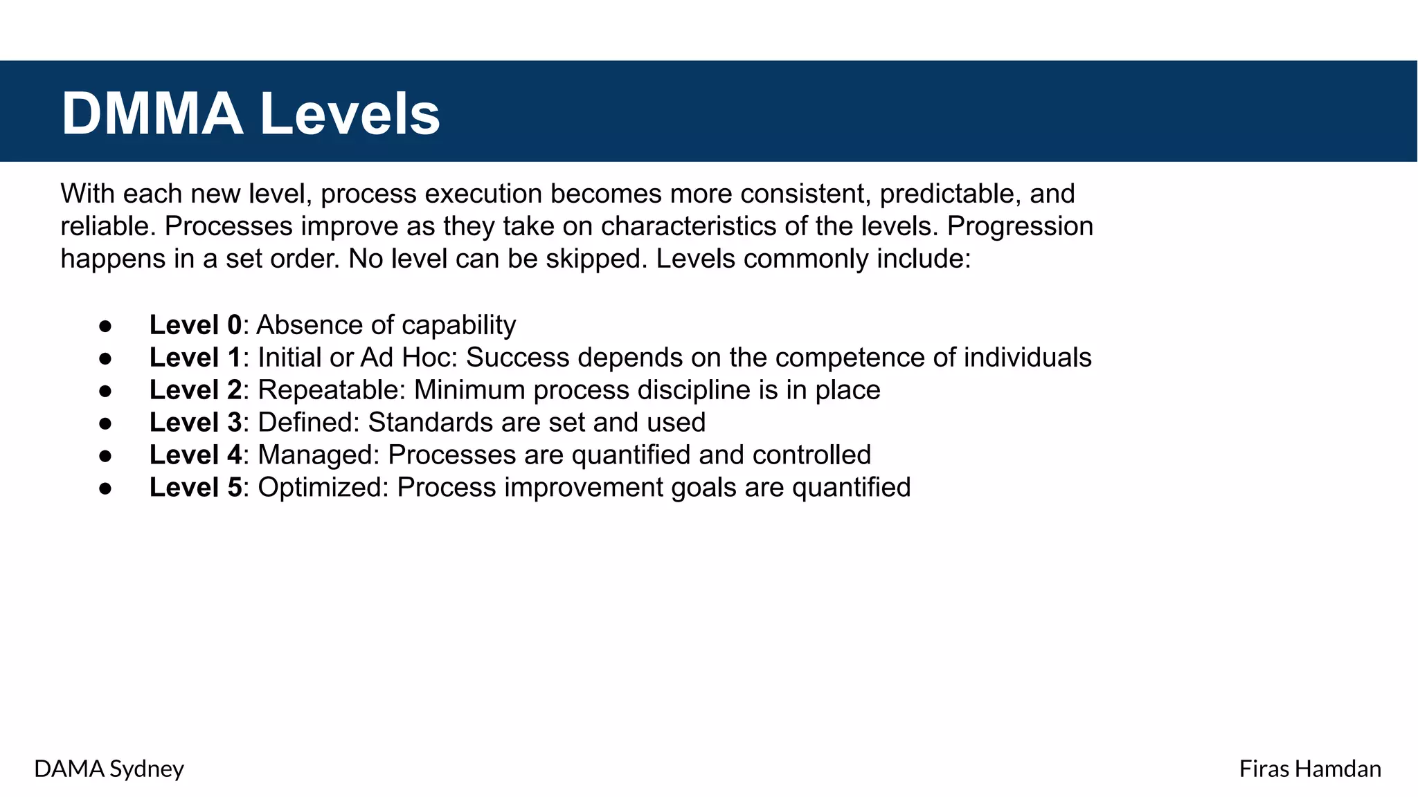 Data Management Maturity Assessment | PDF
