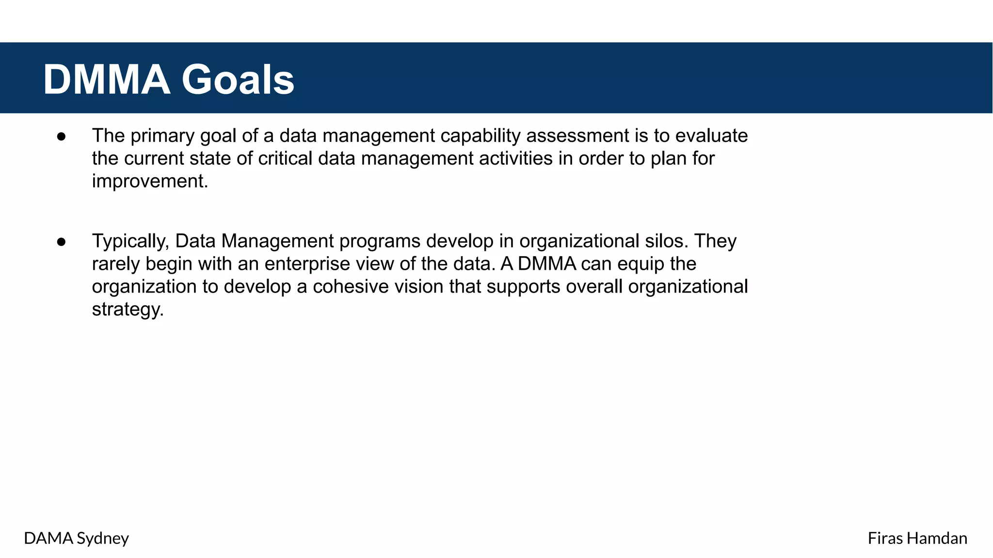 Data Management Maturity Assessment | PDF