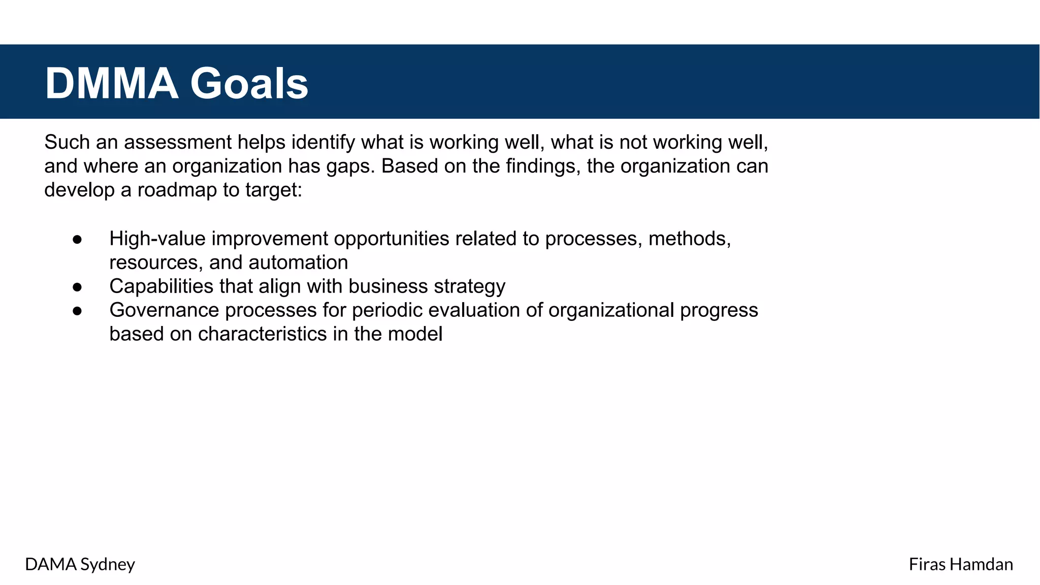 Data Management Maturity Assessment | PDF