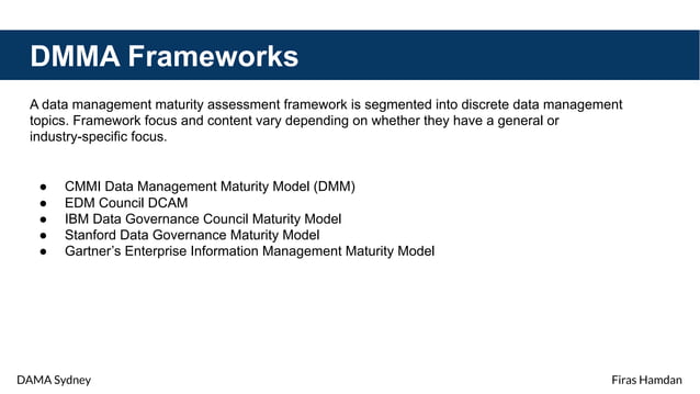 Data Management Maturity Assessment | PDF