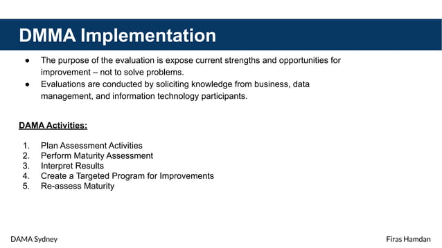 Data Management Maturity Assessment | PDF