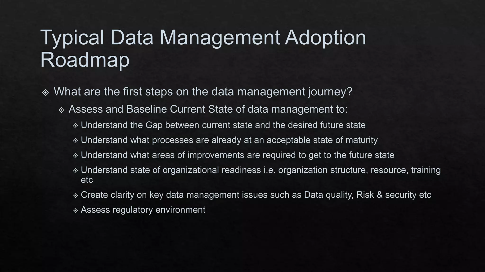 Data management overview | PPTX
