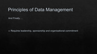 Data management overview | PPTX