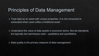 Data management overview | PPTX