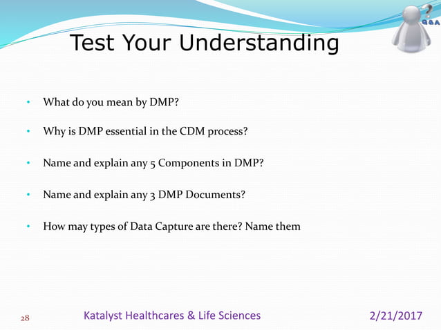 Clinical Data Management Plan_Katalyst HLS | PPTX