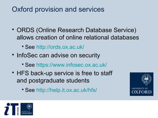Data Management Planning for Researchers - 2016-02-08 - University of ...