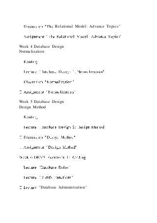 Data Management Required Text Pratt, P. and M. Las | PDF