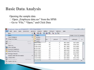 Data management through spss | PPT