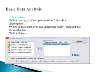 Data management through spss | PPT