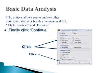 Data management through spss | PPT