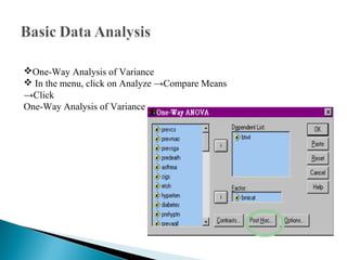 Data management through spss | PPT