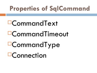 Data management with ado | PPT | Databases | Computer Software and Applications