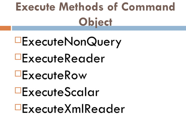 Data management with ado | PPT