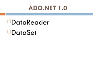 Data management with ado | PPT | Databases | Computer Software and Applications