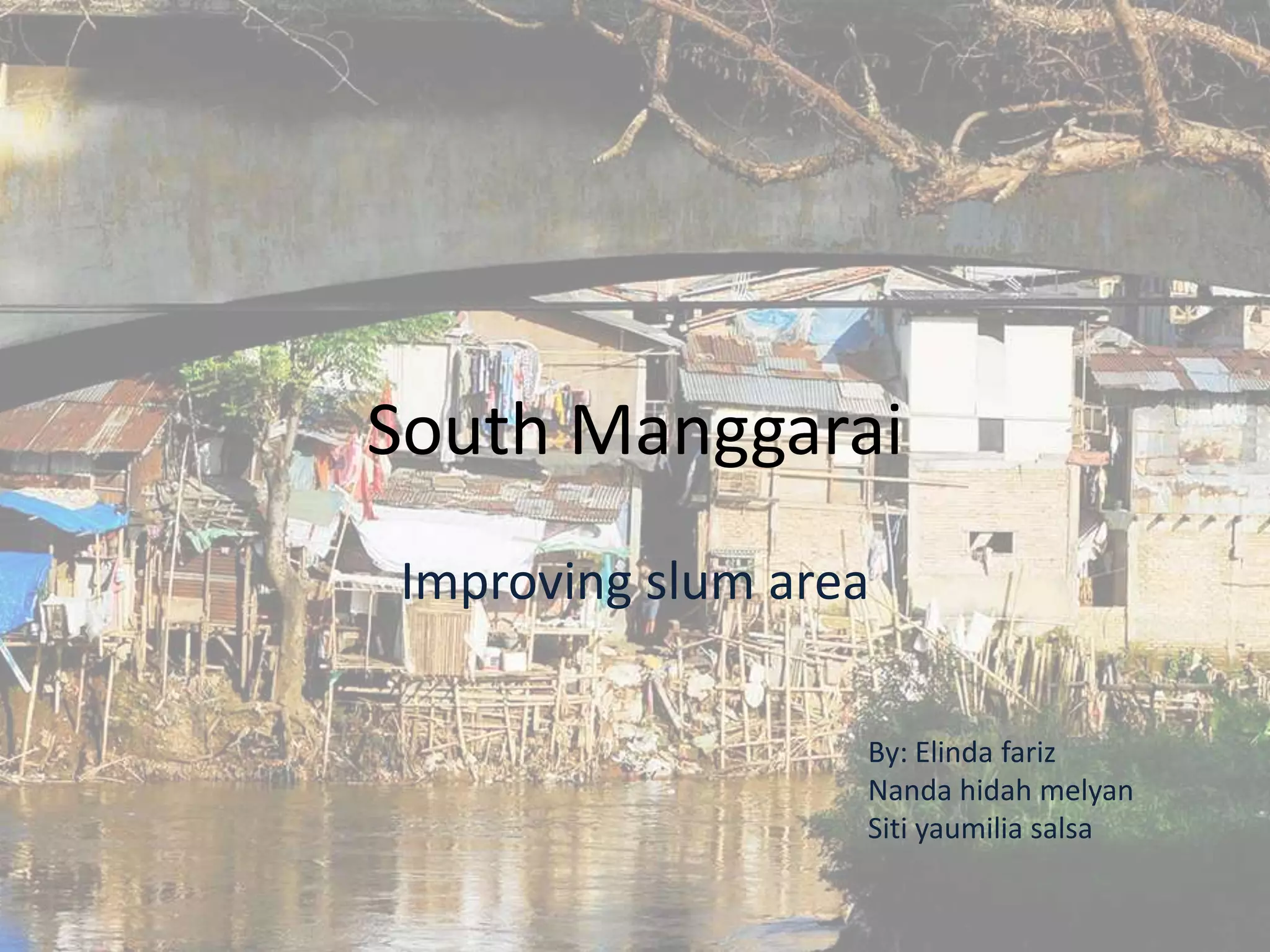 slum area on indonesia | PPT