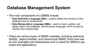 Data Manipulation ppt. for BSIT students | PPTX