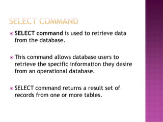 Data manipulation language | PDF