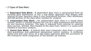 Data Mart Lake Ware.pptx | Databases | Computer Software and Applications