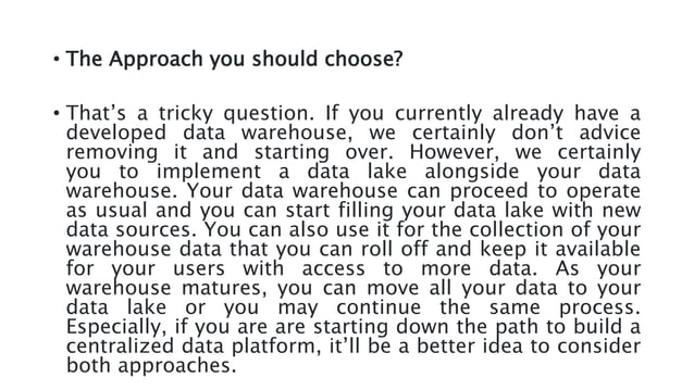 Data Mart Lake Ware.pptx | Databases | Computer Software and Applications